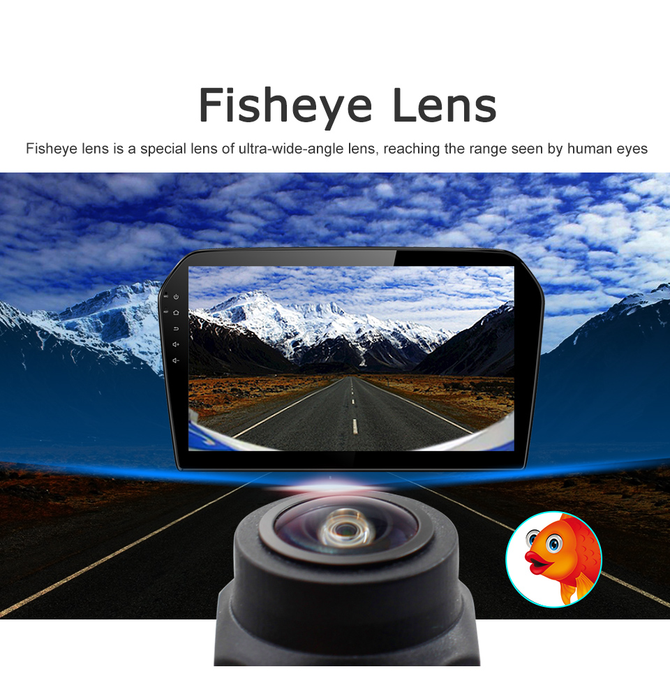 Smartour AHD 720P 170 Degree Fisheye Car Front Reverse Backup HD Rear ...