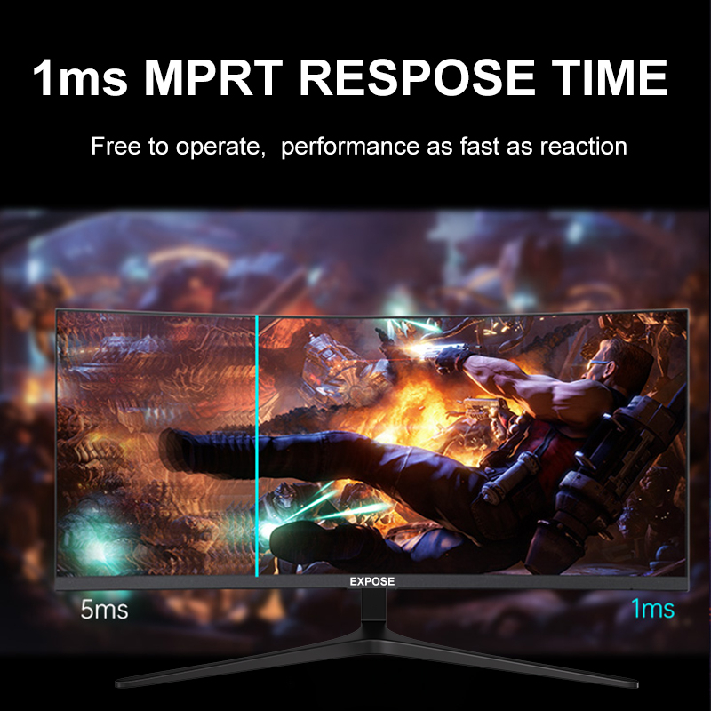 EXPOSE LED Computer Monitor With Speaker 1080P 75HZ Gaming Monitor (19 ...