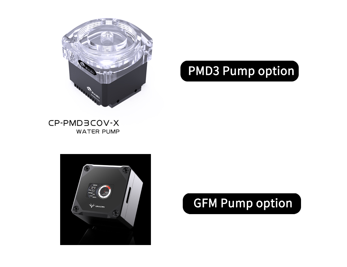 Granzon Integrated AIO Pump Radiator Combo 30mm Thickness Copper ...