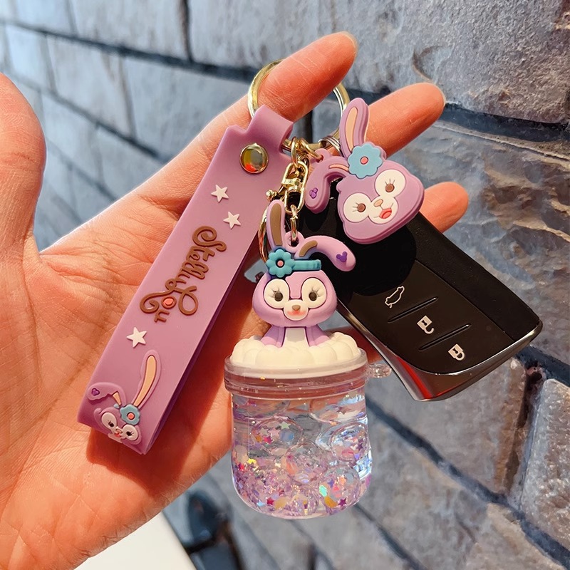 Cute Hello Kitty Kuromi Keychain Pendant Couple Schoolbag Pendant ...