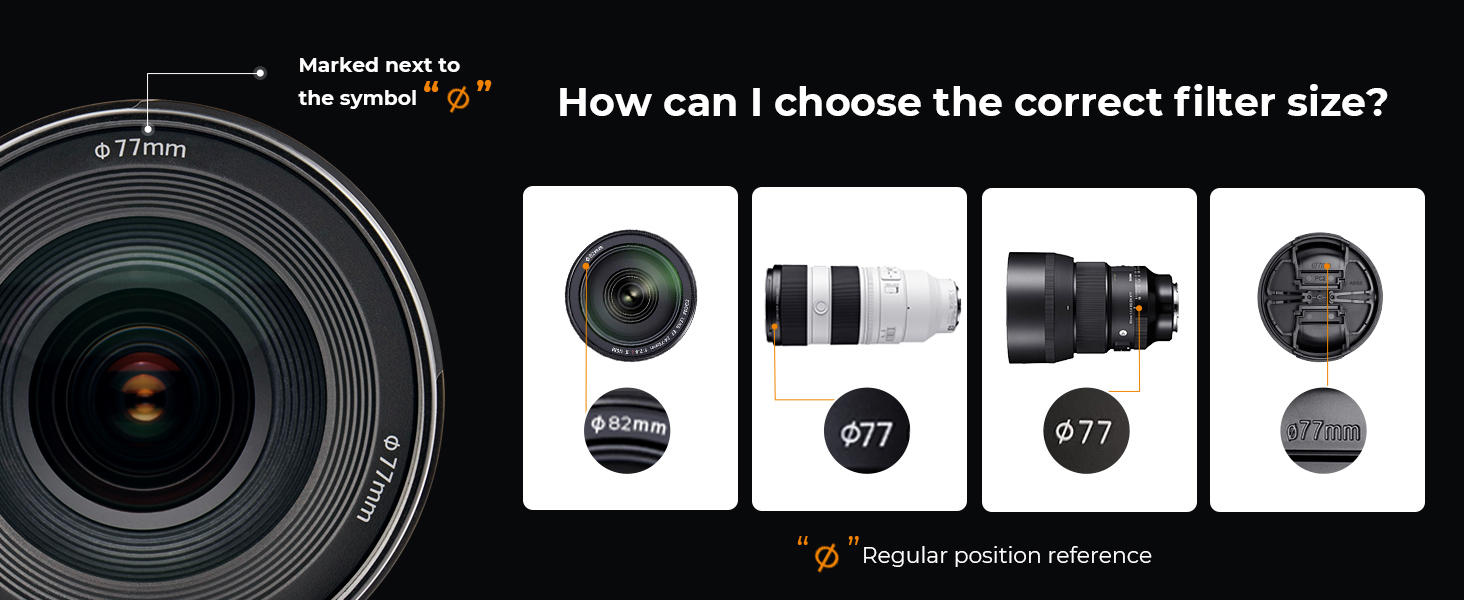 K&F Concept Ultra-Low Reflectivity 37-95mm CPL Filter Circular ...