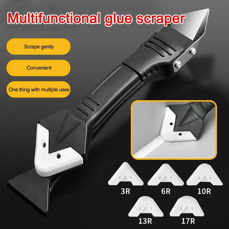 Three-in-one Metal Scraper Multi-functional Inner Corner Scraper Glass ...