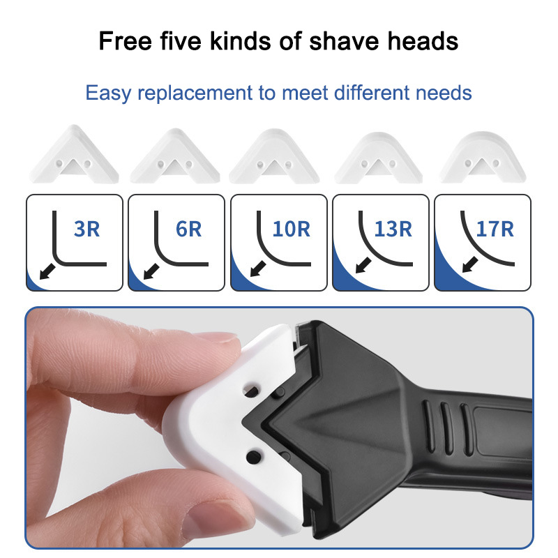 Three-in-one Metal Scraper Multi-functional Inner Corner Scraper Glass ...