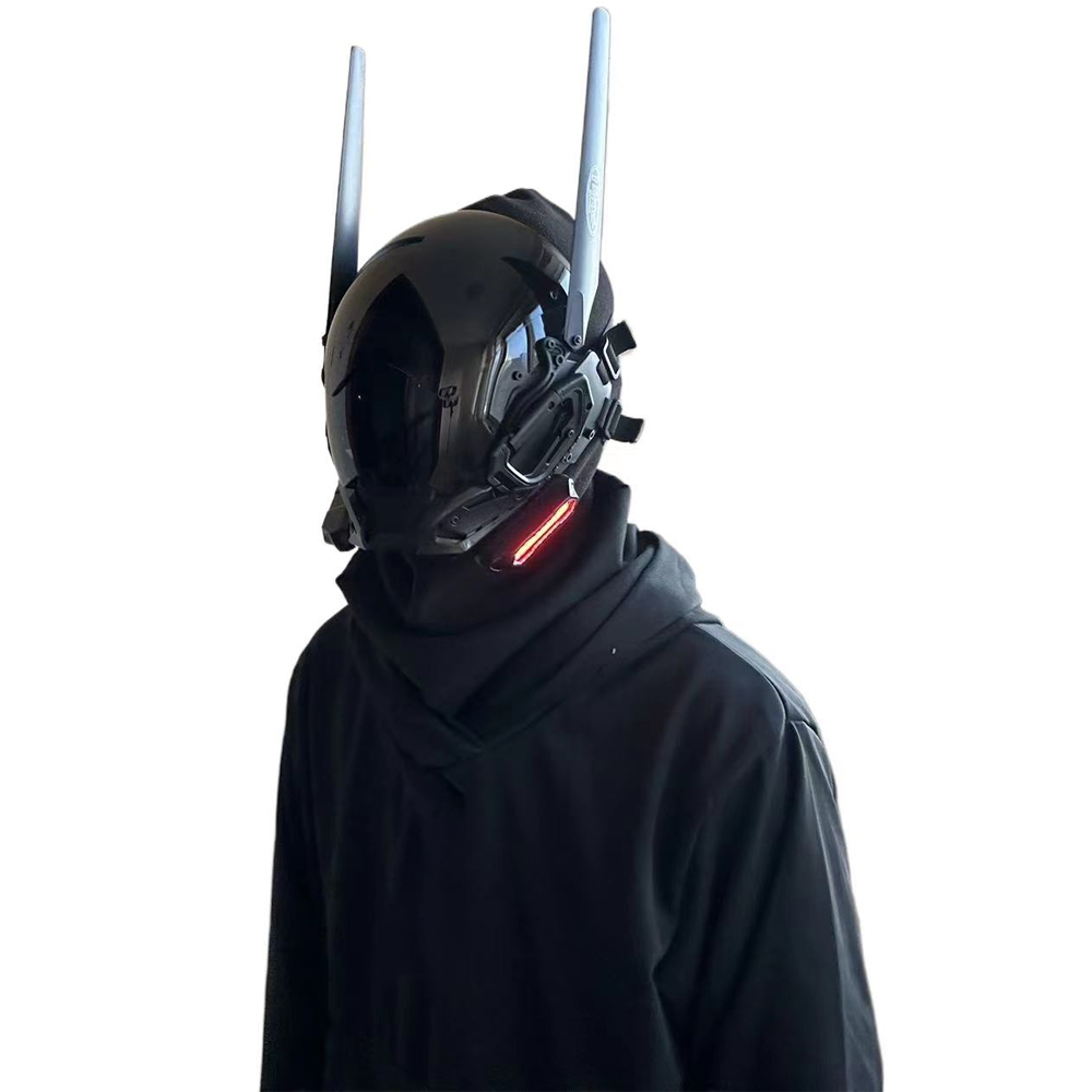 Cyberpunk Mask Gothic Cyber Mask for Men,Techwear mask, Halloween ...