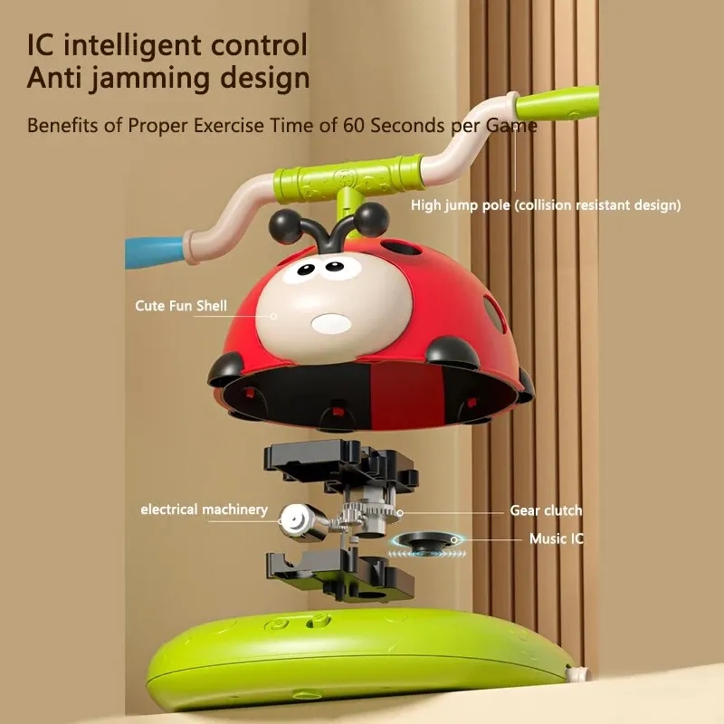 NEW 3 in 1 Ladybug Multifunction Exercise Machine Ferrule Jump Rocket ...