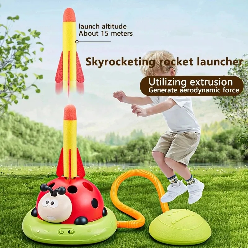 NEW 3 in 1 Ladybug Multifunction Exercise Machine Ferrule Jump Rocket ...