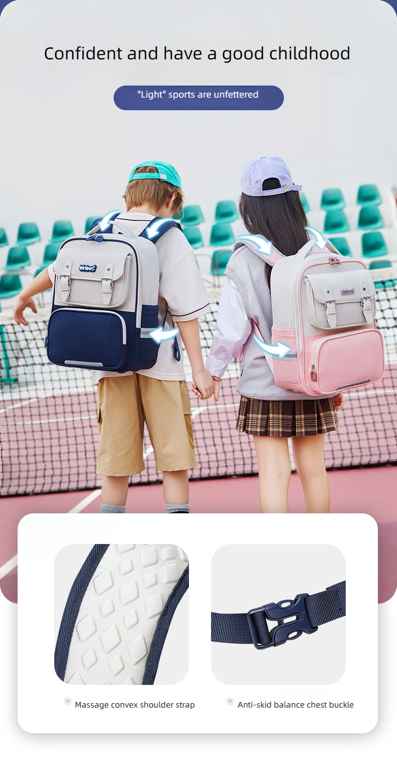 Sun Eight Schoolbag Primary School Backpack Children Grade 1-6 ...