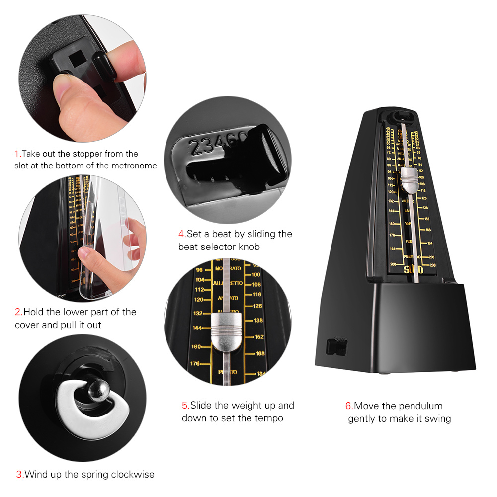 [LOCAL MUSIC] Standard Universal Mechanical Metronome ABS Piano ...