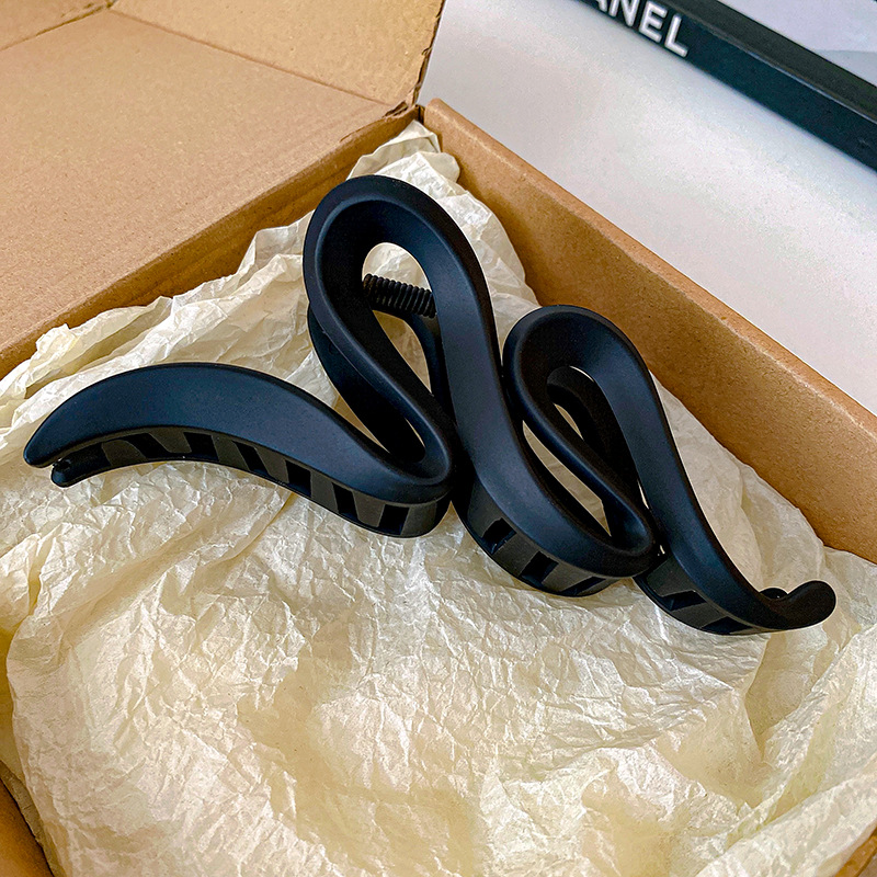 Acrylic Wave Hair Clip - Retro Shark Clip for Women | Shopee Malaysia