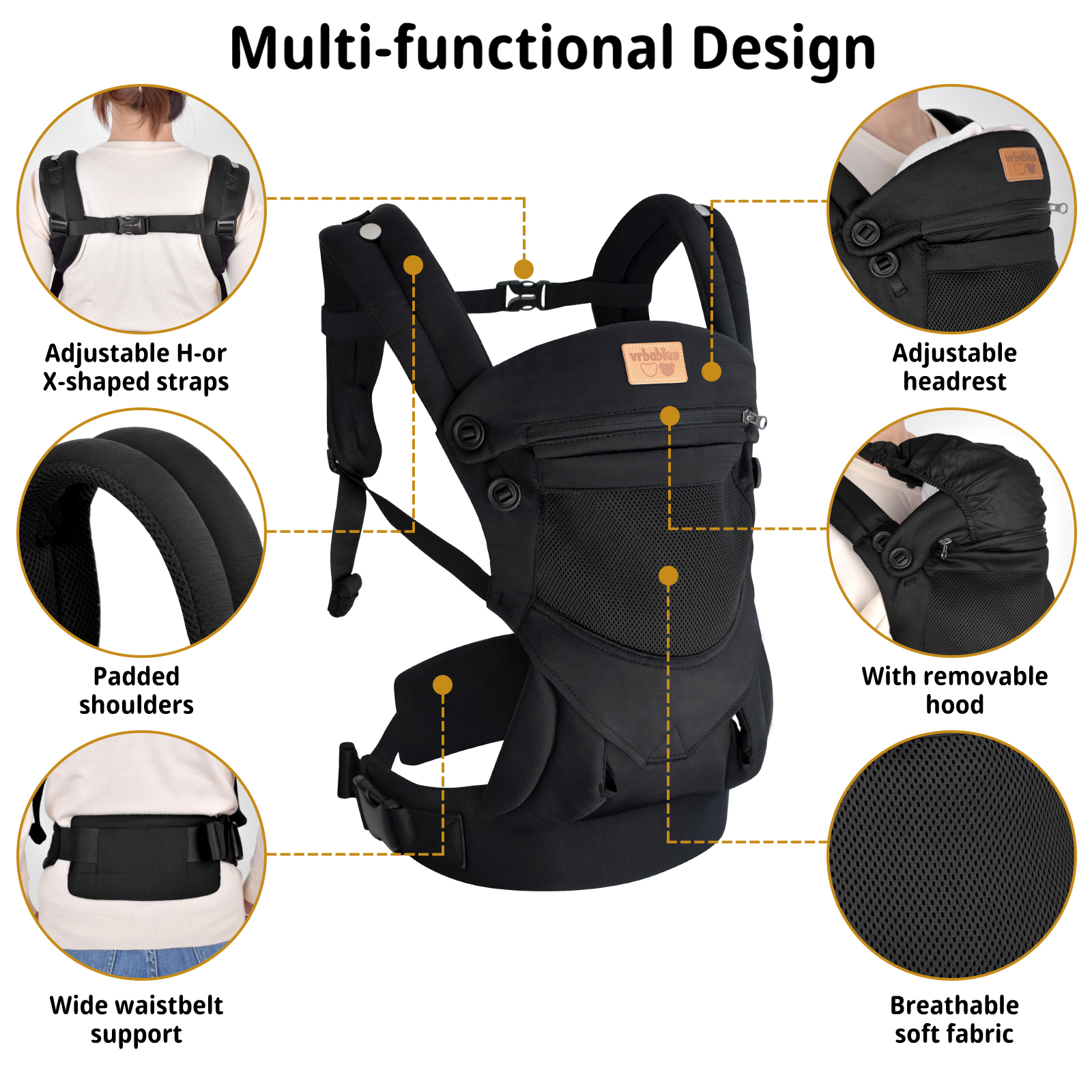 Vrbabies Kain Dukung Baby Newborn Baby Carrier For Newborns From Birth ...
