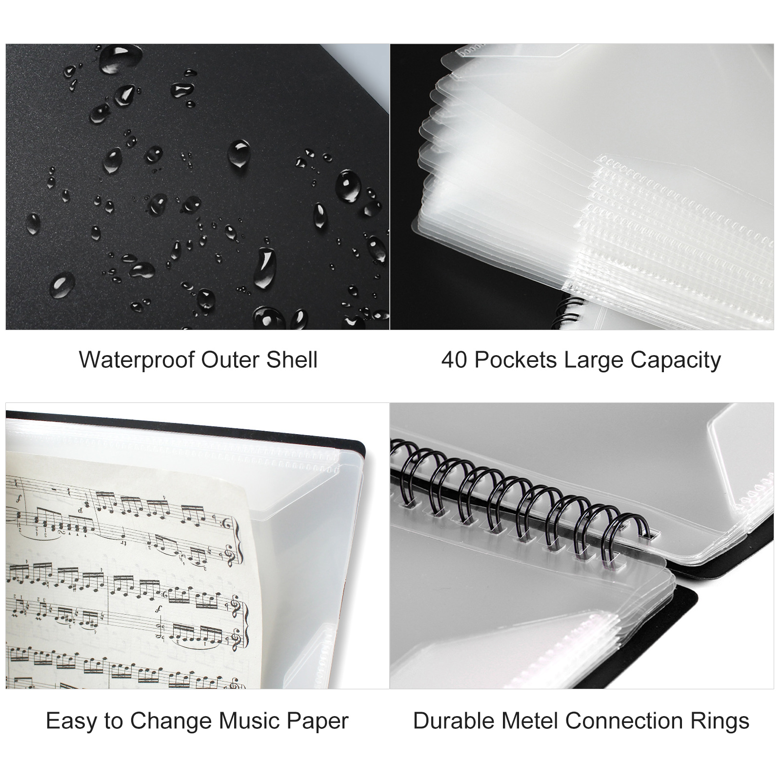 [LOCAL MUSIC] Flatsons FB-04 A4 Size Music Score Holder Paper Sheet ...
