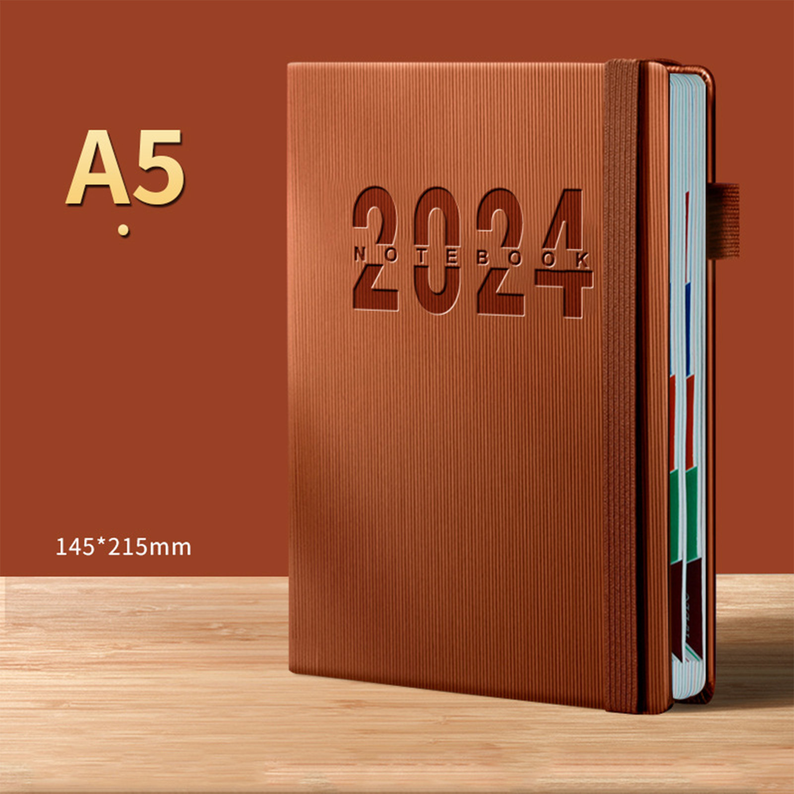 2024 Complete Date Personalized Planner Eco Notebook Spiral Notebook ...