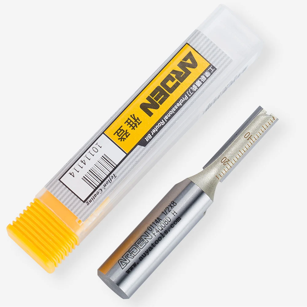 Arden 2 Flutes Straight Bit Carbide Alloy Woodworking Straight Router ...