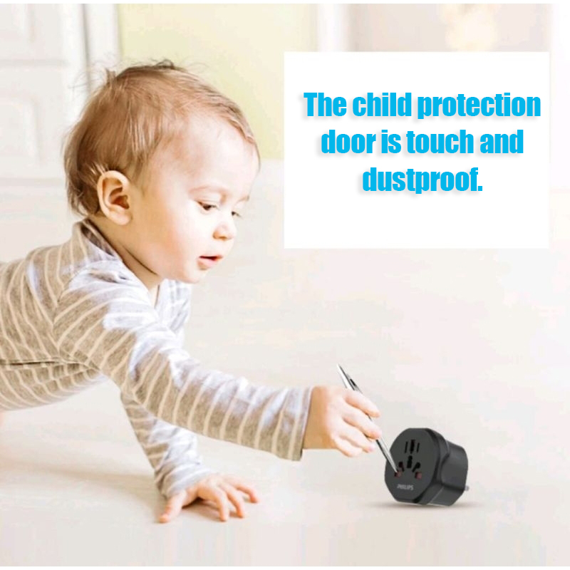 Philips travel converter adapter UK 3 pin conversion plug | Shopee Malaysia