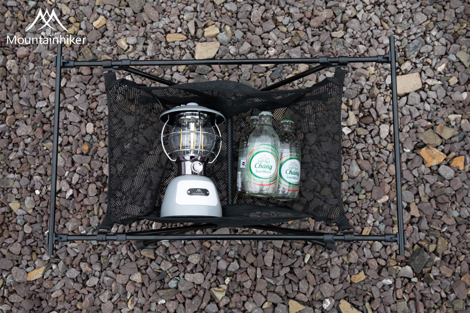 Mountainhiker portable folding table with mesh storage compartment, 4 ...