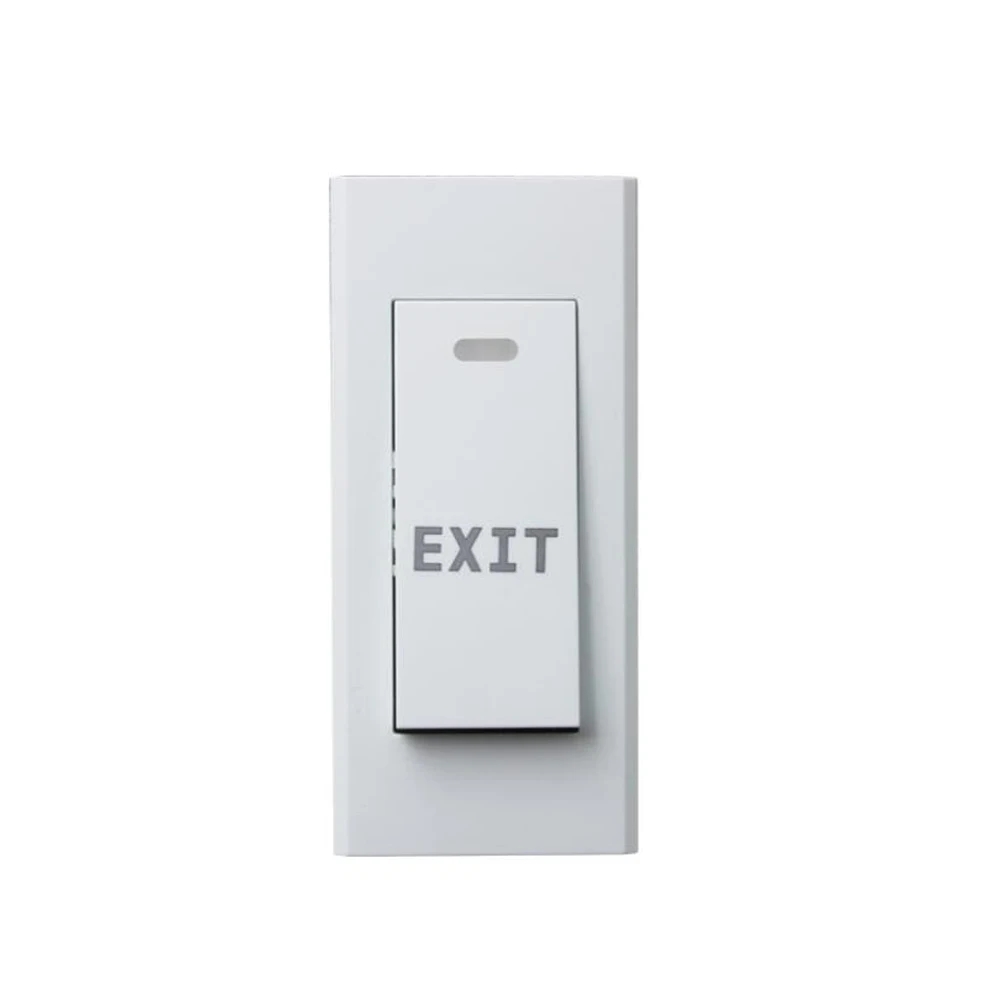 Narrow Exit Button NO/NC/COM Wall Mount Exit Button Push Door Release Exit Button Switch For ...