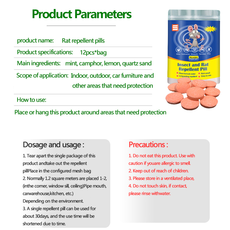 Rat run away when smelling Breeze Rat repellent gel Mouse repellent ...