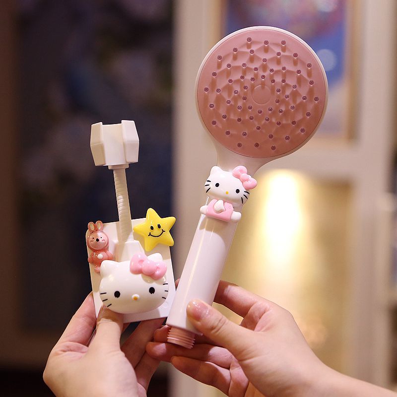 Hello Kitty Doraemon Shower Head Holder for Kids, 360° Swivel ...