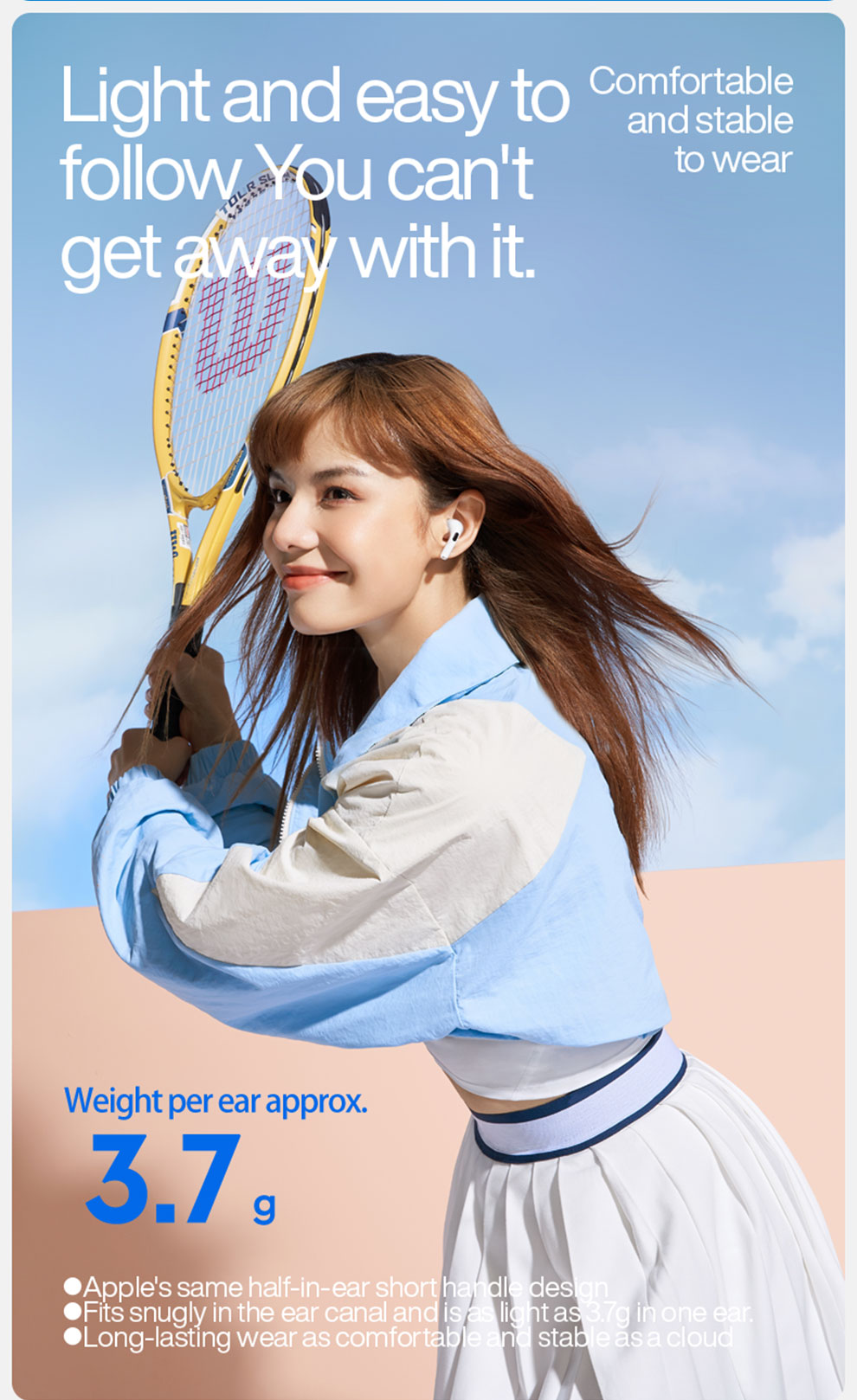 SmartDevil WM02 Wireless Earphones E05 Bluetooth Earbuds With Touch Control Noise Cancelling ...