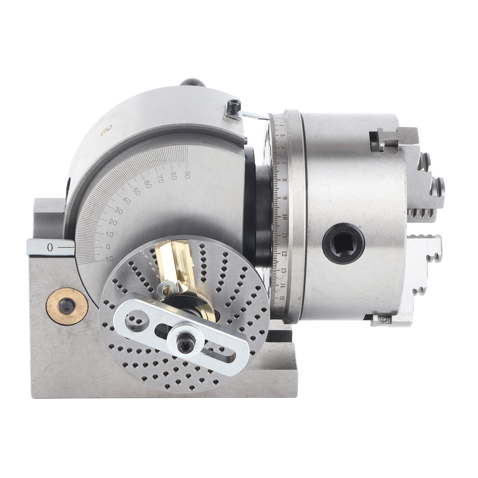 Hilitand BS-0/BS-1 5 Steel Dividing Head 3-jaw Chuck Tailstock for CNC ...