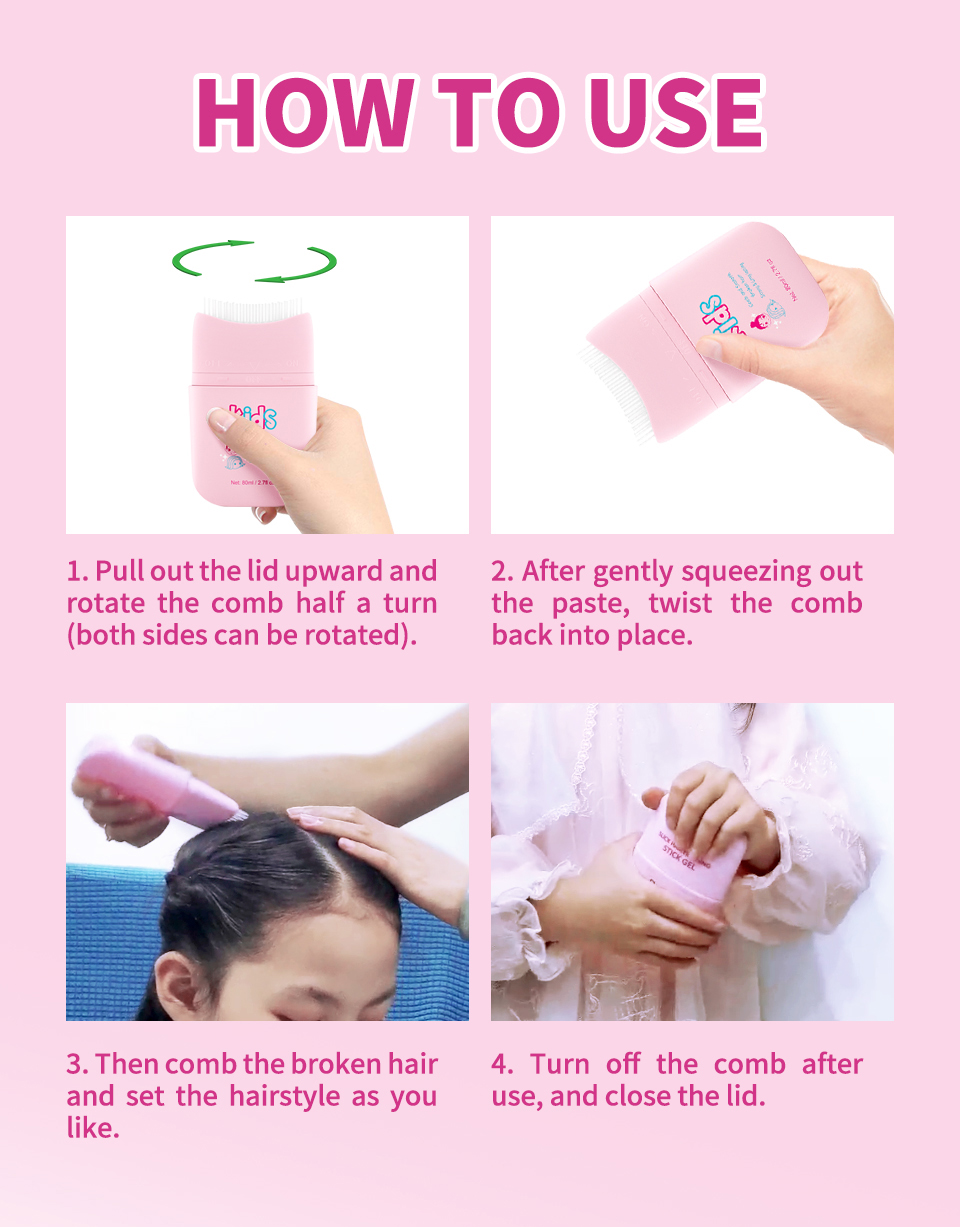 [BUY 1 FREE 1] SEVICH Hair Styling Wax Hair Stick For Kids 80ML ...