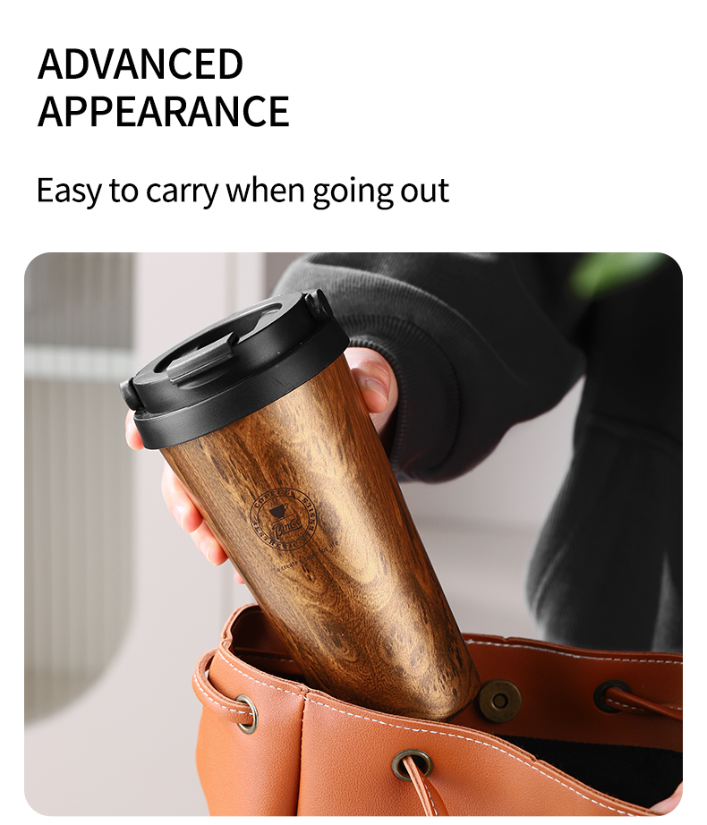 BINCOO Ceramic Coffee Thermal Cup with Inner Liner Stainless Steel Cup ...