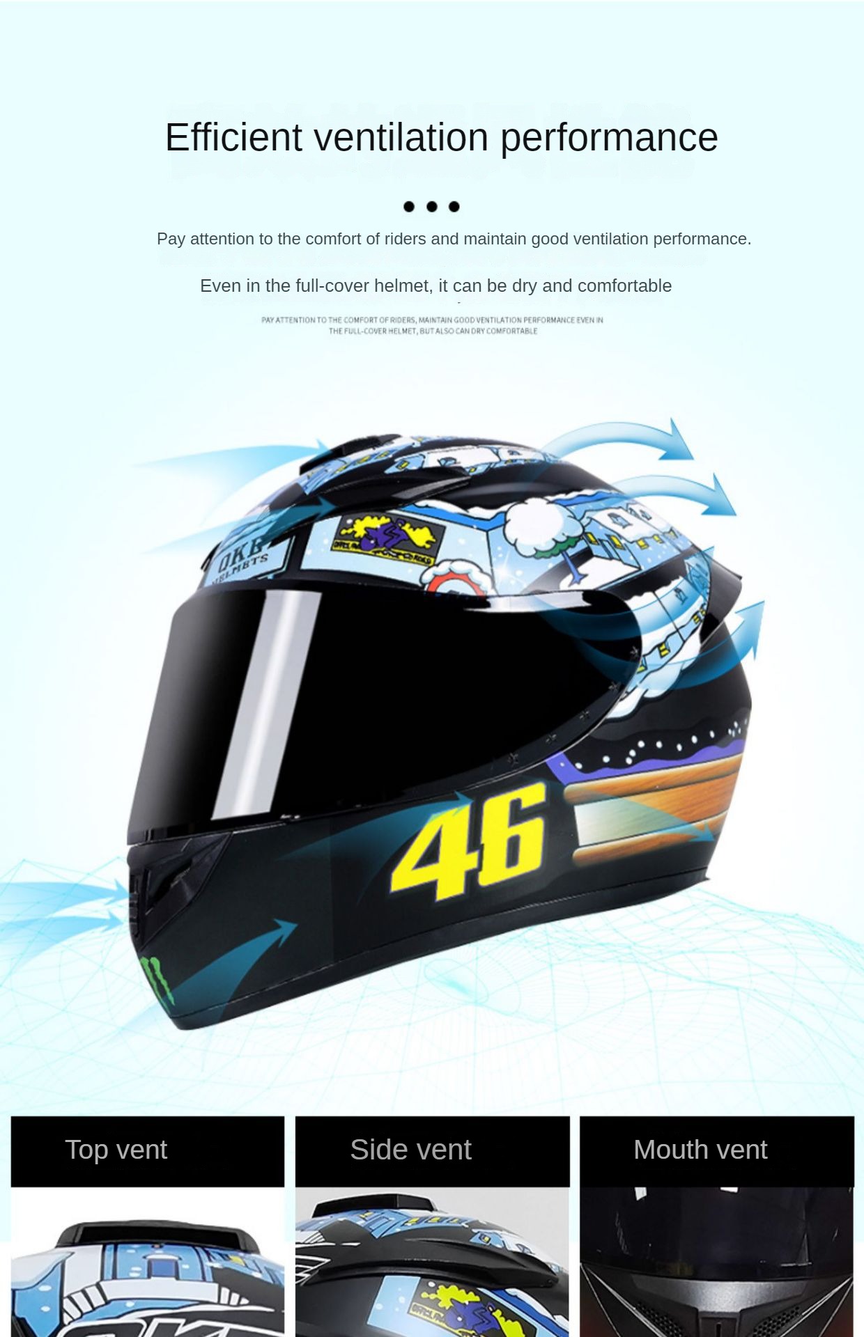 Dot Motorcycle Helmet Latest Color Matching QIKE Official Authentic ...