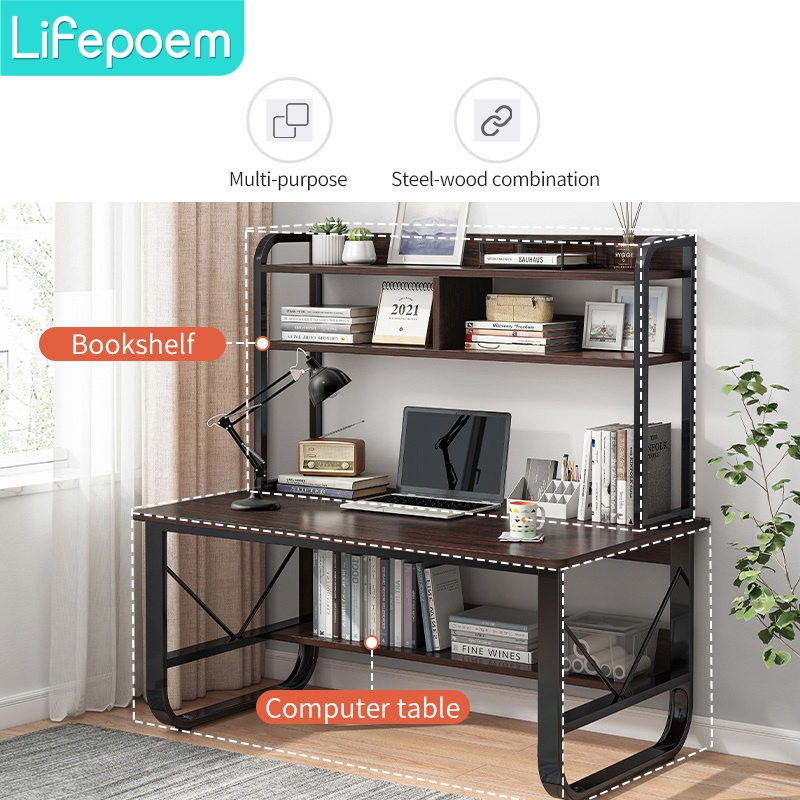 Modern Home Office Table Study Writing Desk Computer Desk PC Laptop ...