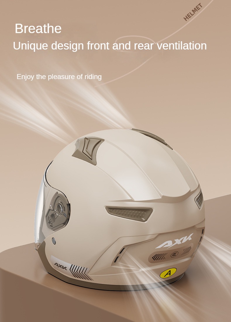 China CCC Certified Safety Protection Motorcycle Helmet Half Helmet Men ...