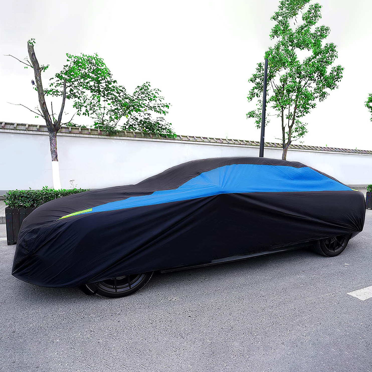 AOLA Universal 3 Layer Car Cover Waterproof All Weather UV Protection ...