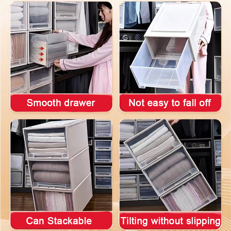 IKEA Drawer Organizer Storage Box Large Capacity Stackable Storage Box ...