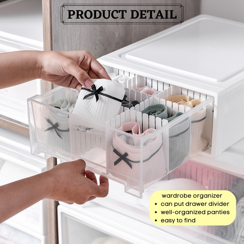 IKEA Drawer Organizer Storage Box Large Capacity Stackable Storage Box ...