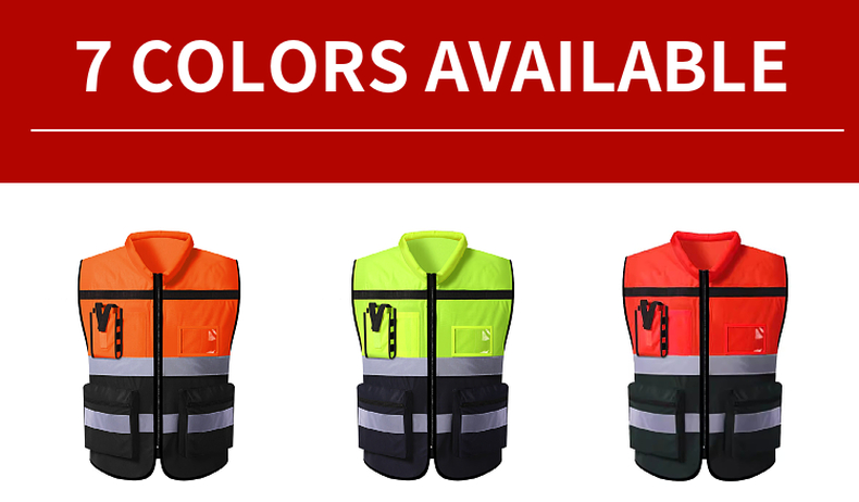 High Vis Vest Security with Logo Safety Vest Logo or Text Customize ...