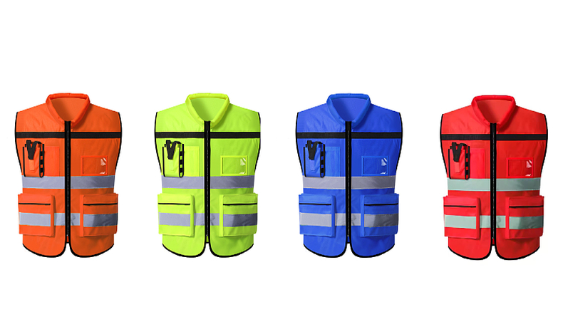 High Vis Vest Security with Logo Safety Vest Logo or Text Customize ...