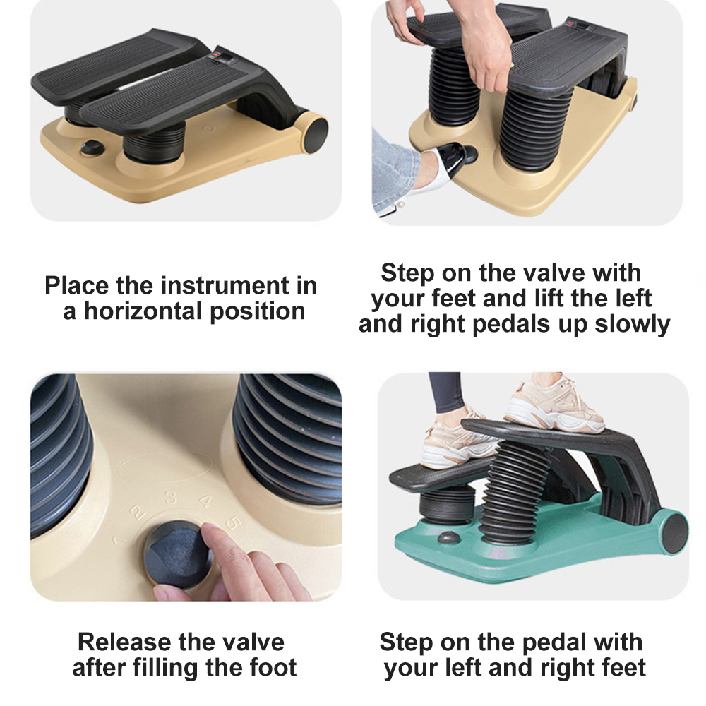 OneTwoFit Stepper Home Outdoor Fitness Leg Exercise Weight Loss Stepper ...