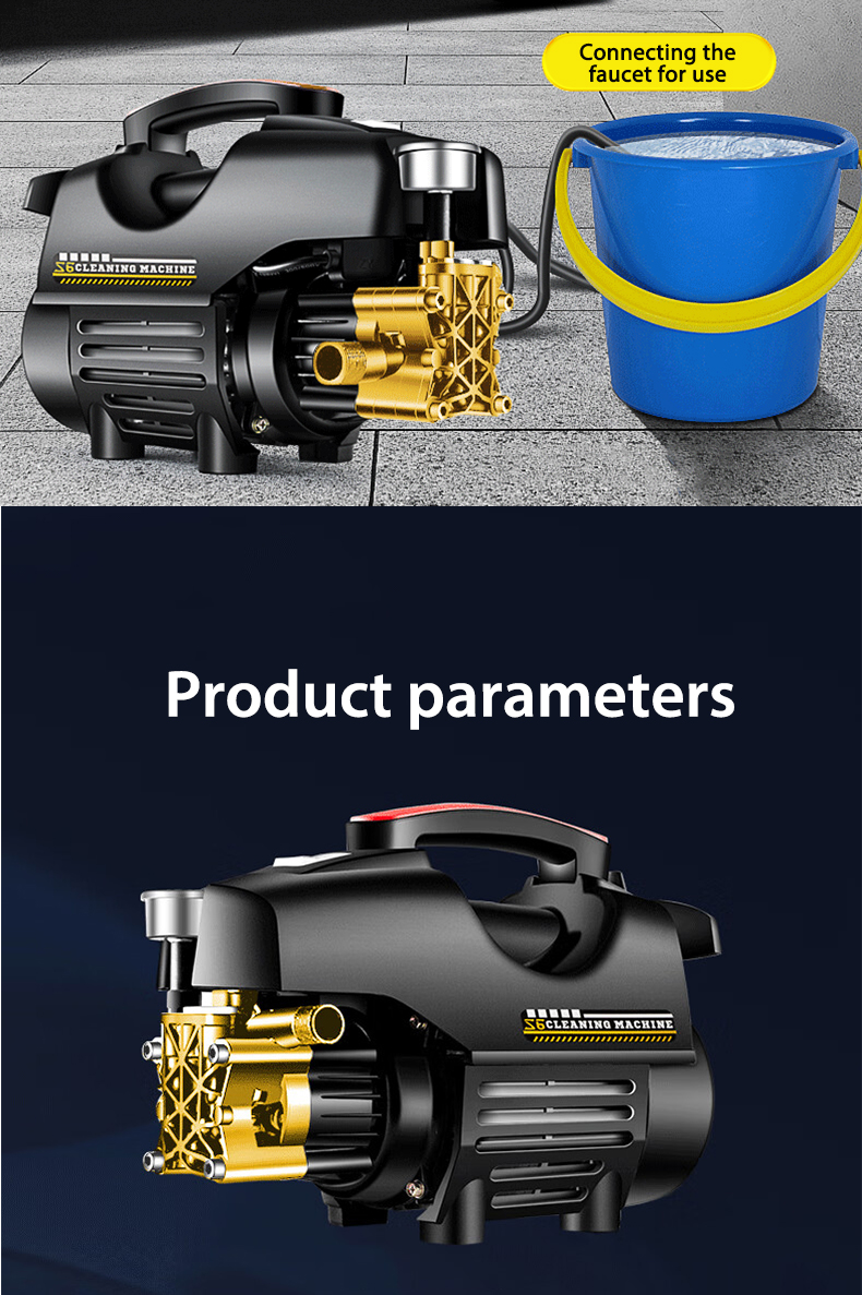 SOARFLY 4800W Water Jet High Pressure Cleaner High Pressure Portable ...