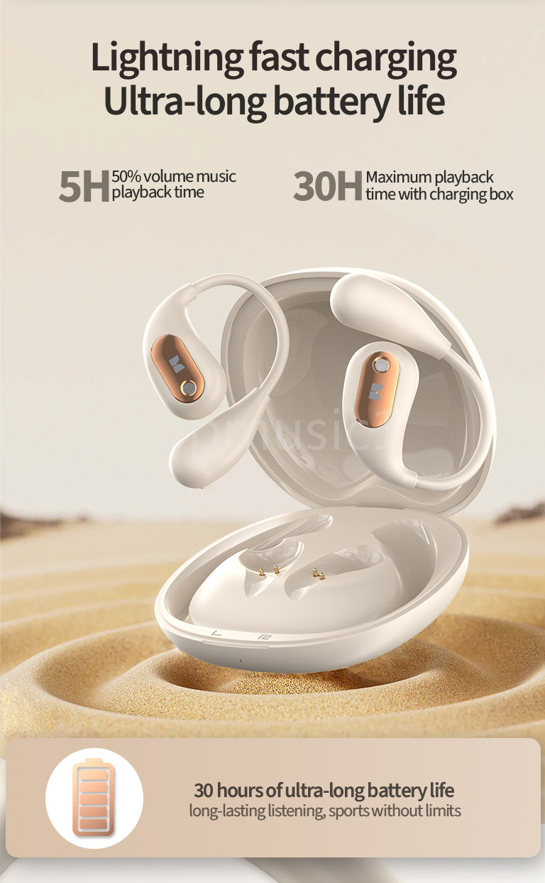 Monster Open Ear AC210 TWS Wireless Earphone Bluetooth 5.4 TWS Sports ...