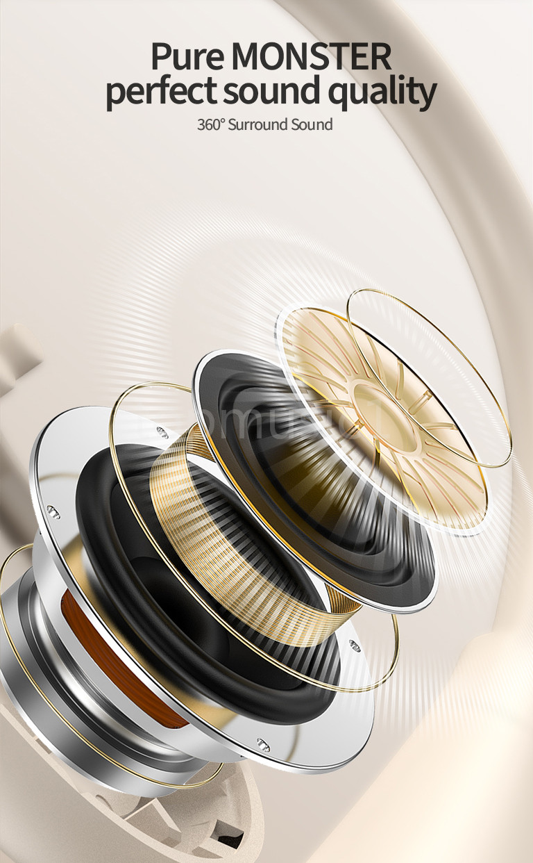 Monster Open Ear AC210 TWS Wireless Earphone Bluetooth 5.4 TWS Sports ...