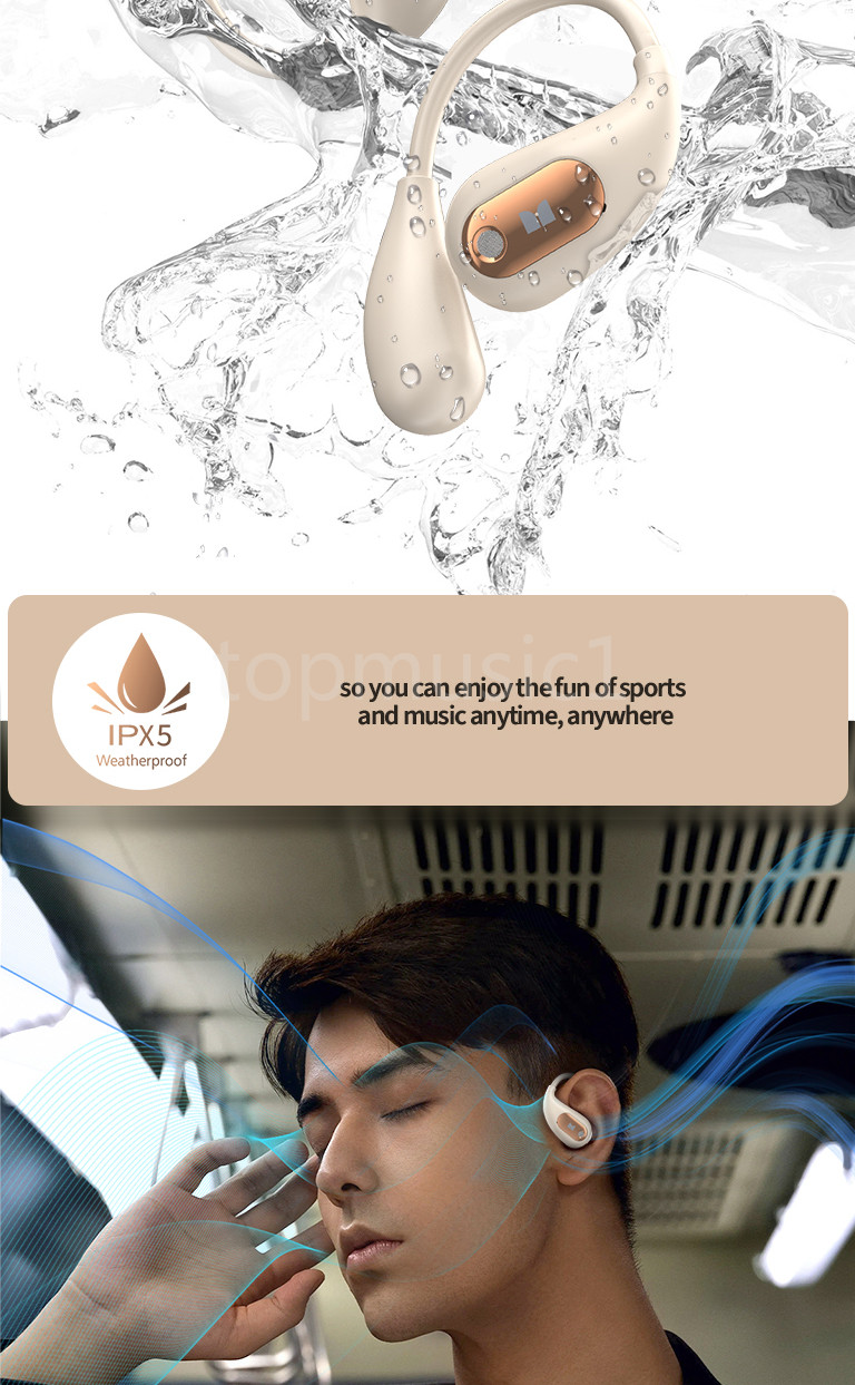 Monster Open Ear AC210 TWS Wireless Earphone Bluetooth 5.4 TWS Sports ...