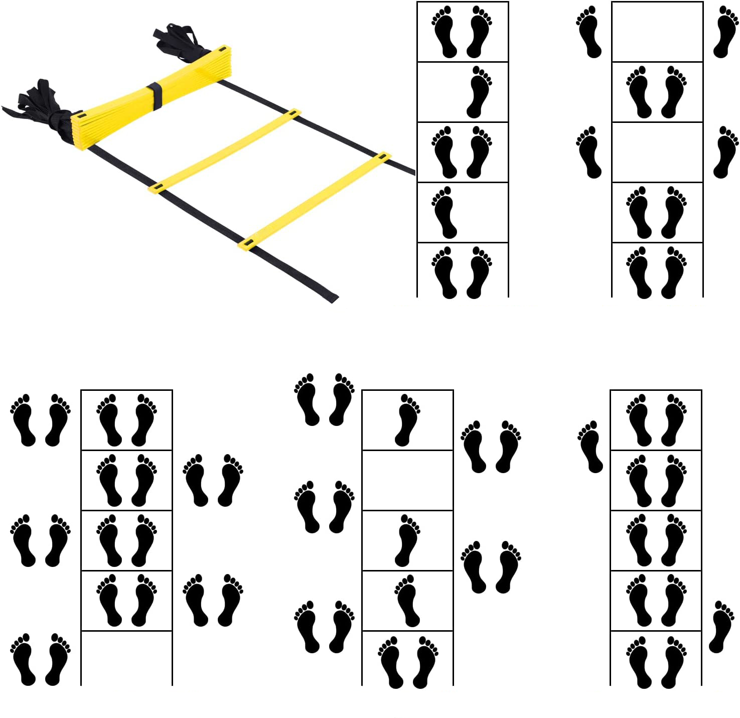 Football Training Equipment Rope Ladder Physical Fitness Training ...