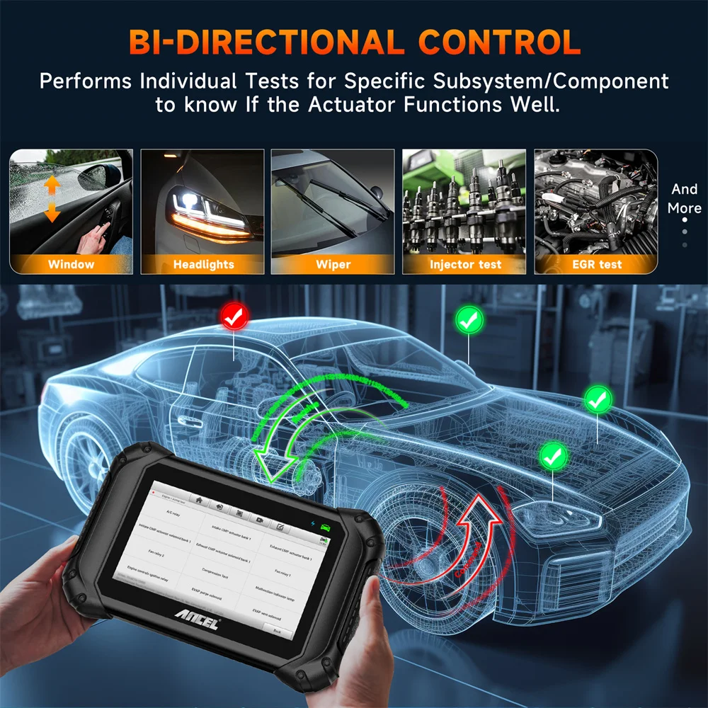 【All Cars + Proton&Perodua】ANCEL V5 BT OBD2 Scanner OBD2 Automotive ...