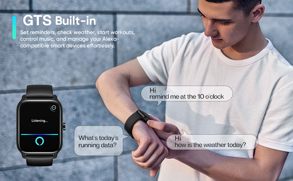 Aolon GTS Smart Watch Waterproof Original Fitness Sports Bluetooth Call ...
