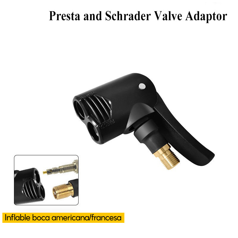 Double-Head Inflatable Adapter for Bicycle and Motorcycle, Compatible ...