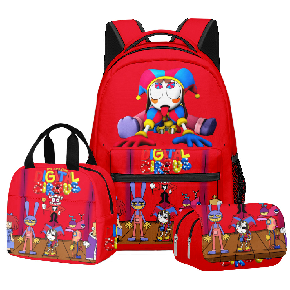 2024 The Amazing Digital Circus Student Backpack Set | Shopee Malaysia