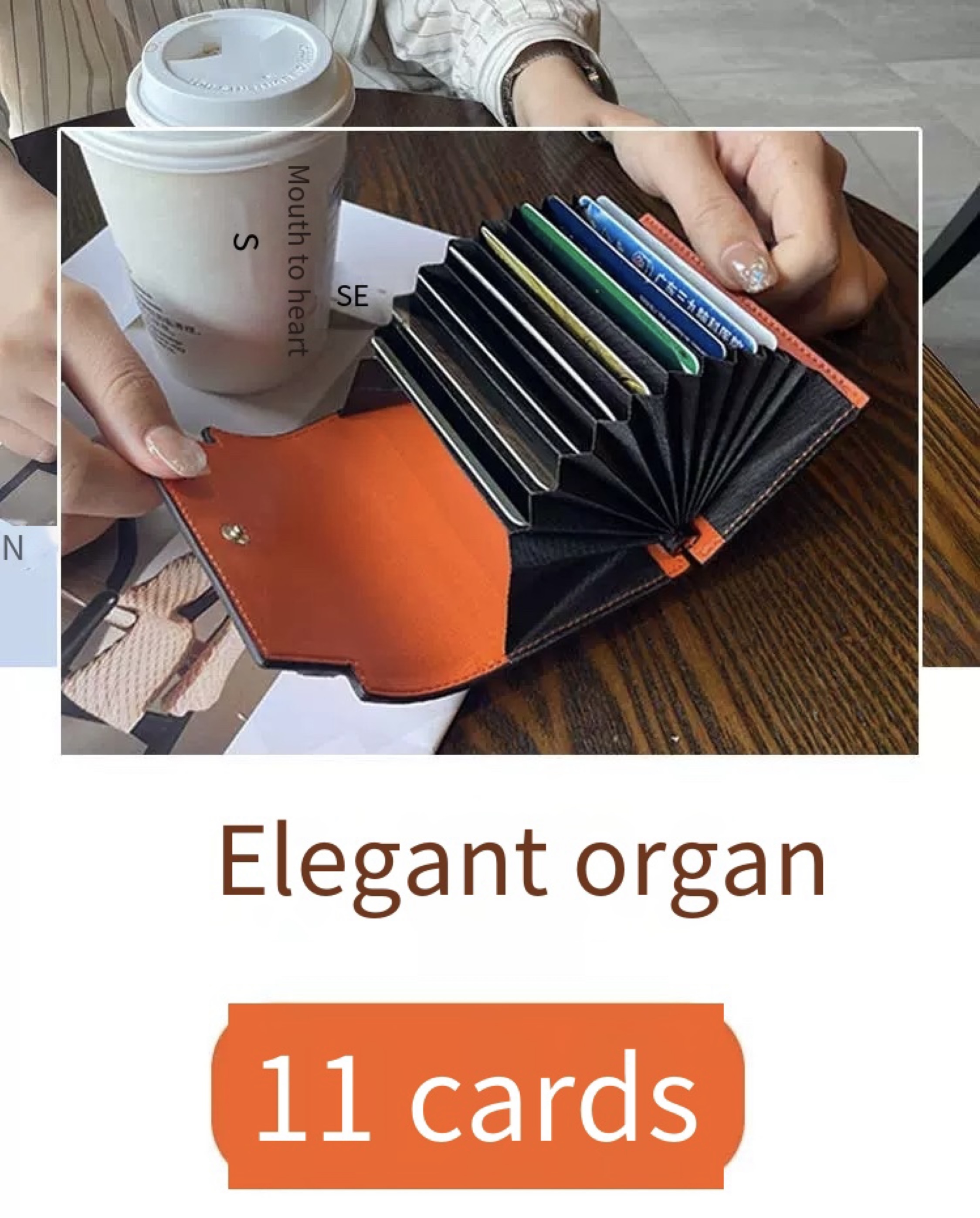 New Style High-End Genuine Leather Multi-Card Slot Card Holder | Shopee ...