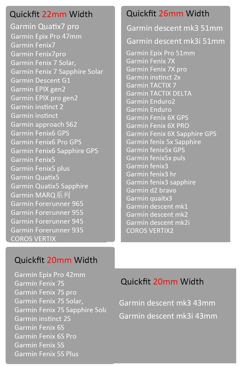 For Garmin Descent mk3i mk3 G1 Solar letel strap 43mm 51mm quick buckle ...