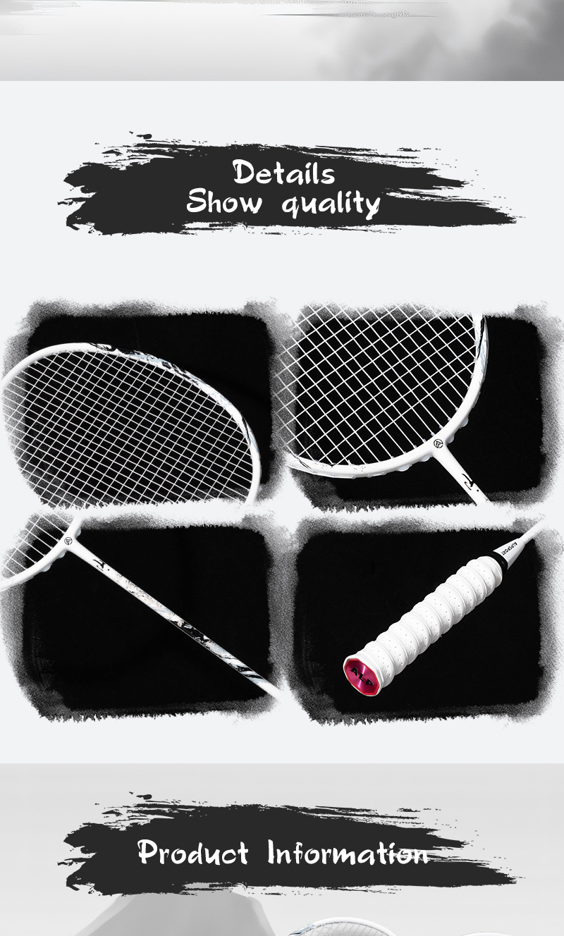 ALPSPORT New SS 100% Full Carbon Fiber Pro Racket Badminton Original ...