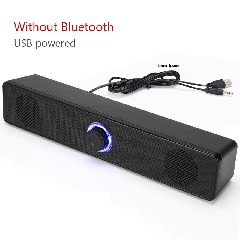 Portable USB Mini Speaker Soundbar for PC Computer Music Player USB ...