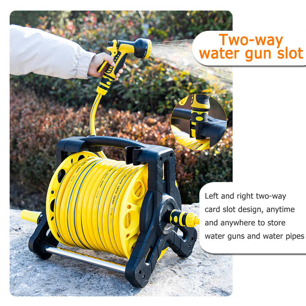 penggulung getah paip 30m Wall-Mounted Water Hose Reel Roller Bracket ...
