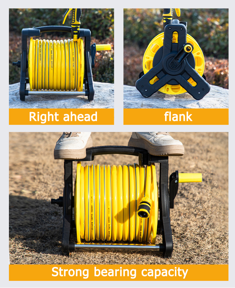 penggulung getah paip 30m Wall-Mounted Water Hose Reel Roller Bracket ...